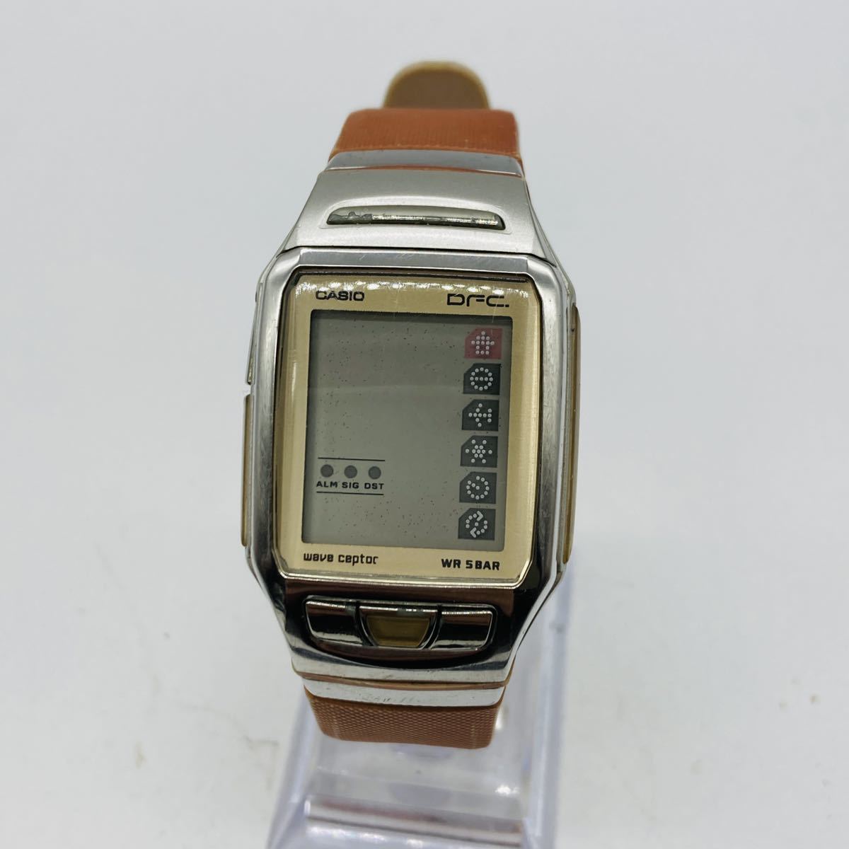 CASIO DFC-100 WAVE CEPTOR 電波時計 ELバックライト搭載 電波デジタル(カシオ)｜売買されたオークション情報、yahooの商品情報をアーカイブ公開 - オークファン ...