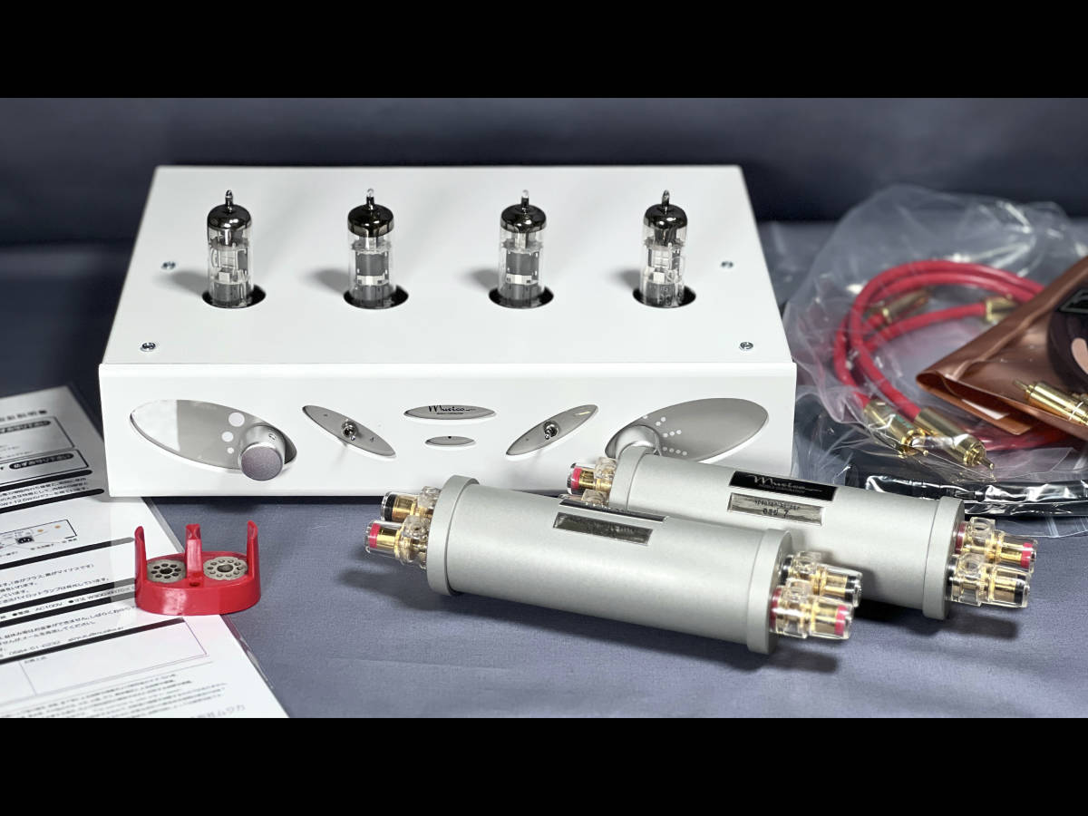 Musica iris25int ムジカ アイリスインテグレーテッドアンプ/スピーカーダンパーesd7/アクロテックRCAピンケーブル2組 ...