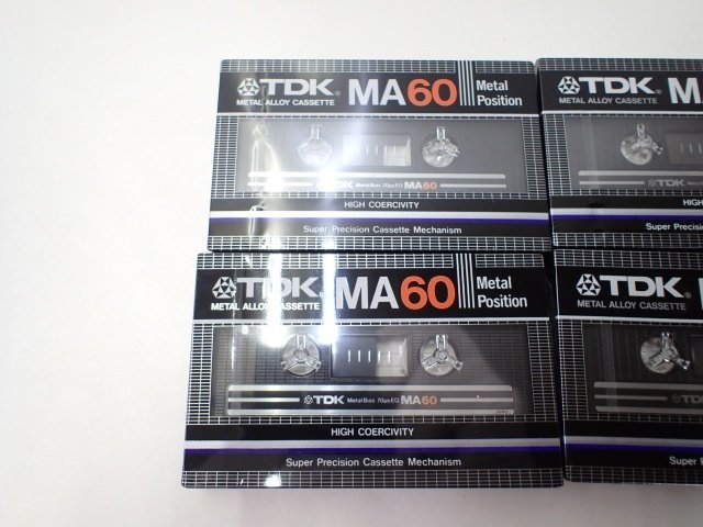 TDK MA60 Metal TYPE IV Bias 70μs EQ 10pcs + 個包装5本 計15本セット メタル カセットテープ ∵ ...