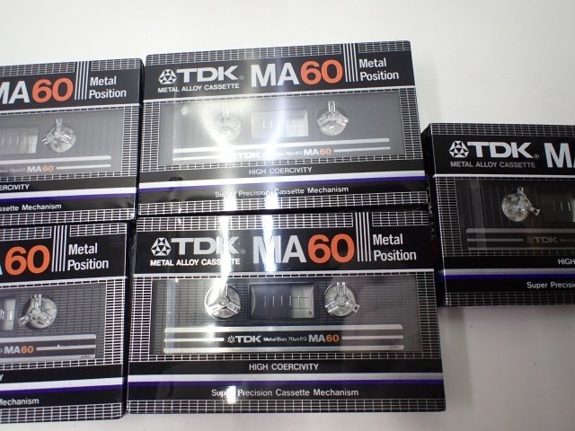 TDK MA60 Metal TYPE IV Bias 70μs EQ 10pcs + 個包装5本 計15本セット メタル カセットテープ ∵ ...
