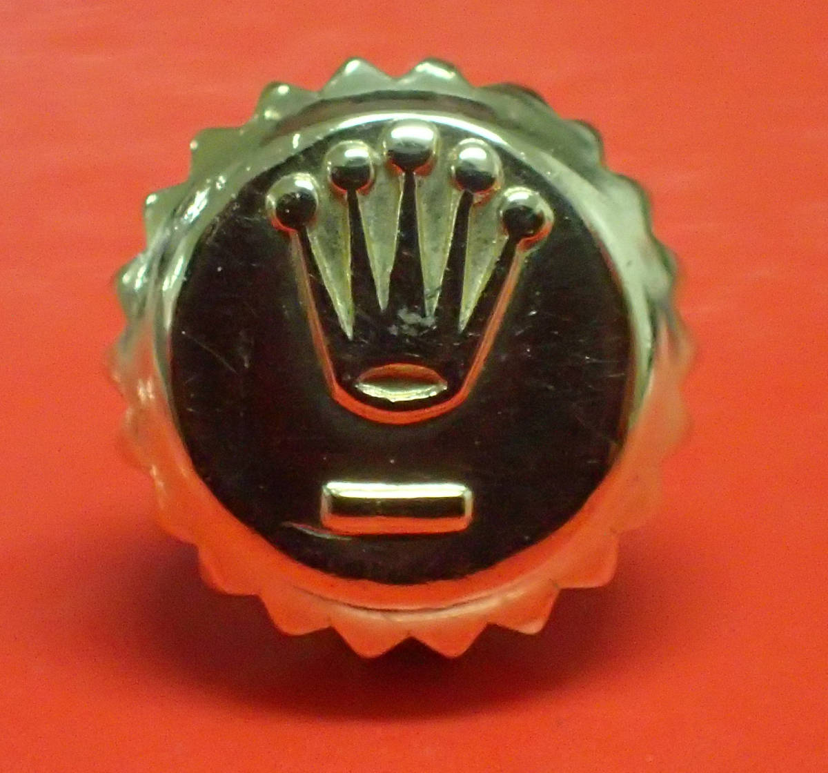 ROLEX ロレックス 純正 600-8 金 リューズ 竜頭 6mm デイトジャスト デイト 1600 1601 1625/3 1803 ...