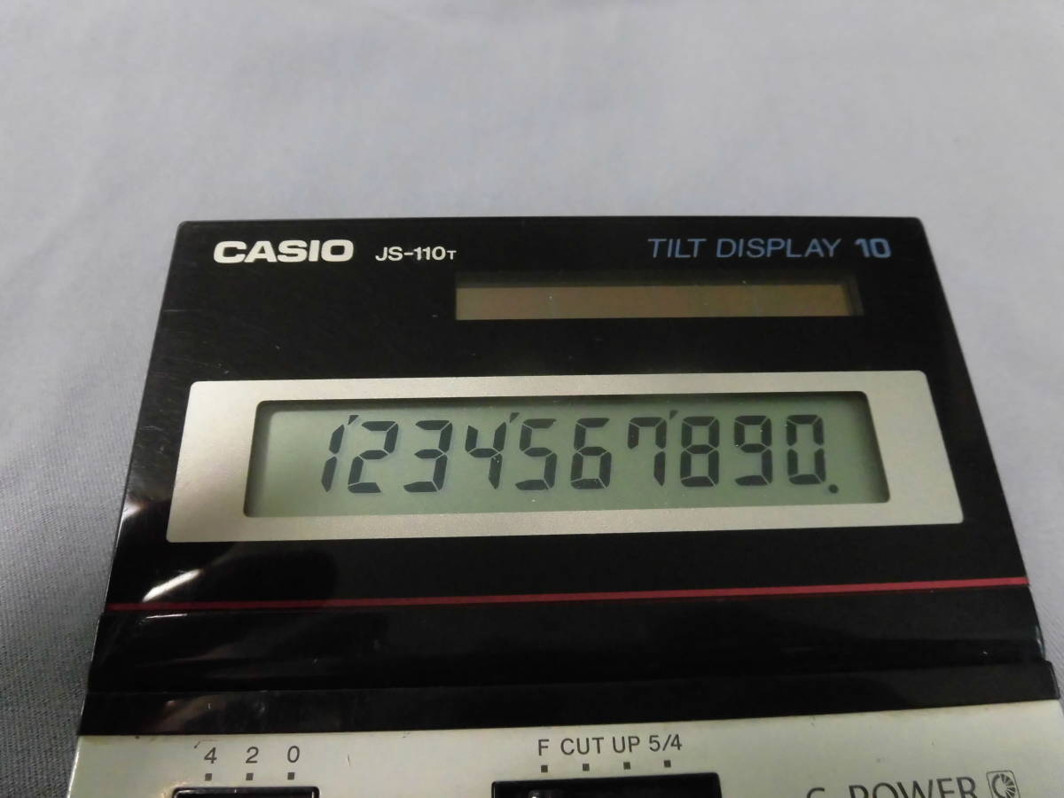 CASIO カシオ JS-110T TILT DISPLAY 10桁 角度付液晶 電卓(カシオ)｜売買されたオークション情報、yahooの商品 ...