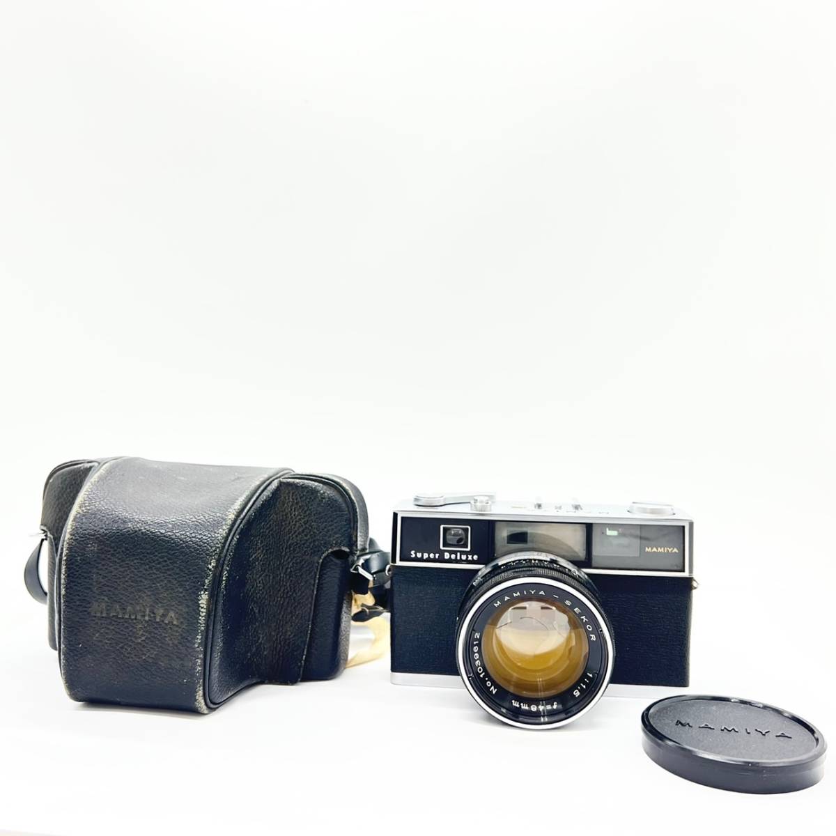 n049/ MAMIYA Super Deluxe 1:1.5 f=48mm レンジファインダー フィルムカメラ マミヤ スーパーデラックス ...