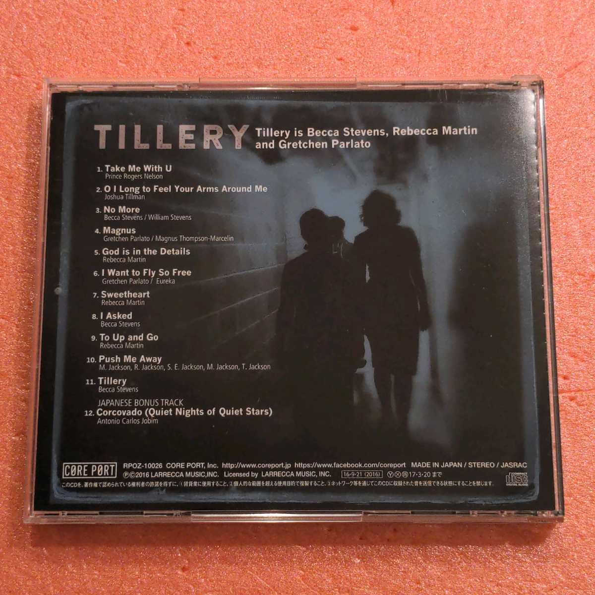 CD 国内盤 帯付 ティレリー TILLERY BECCA STEVENS REBECCA MARTIN GRETCHEN PARLATO ...