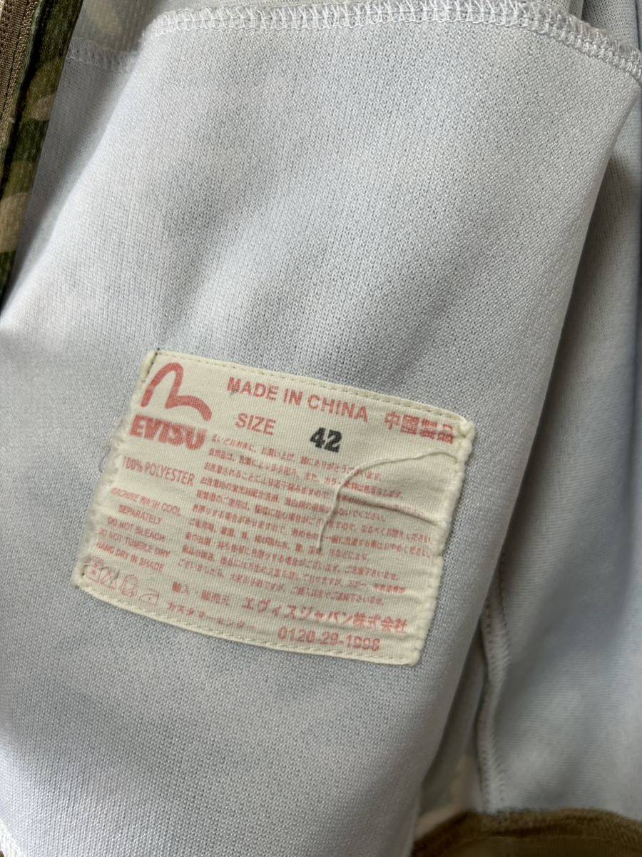 c735 YAMANE ヤマネ EVIS GENES OSAKA エヴィス ジャージ トラックジャケット ジップアップ MA-1タイプ 42 カモフラ カモメ刺繍 大きめ(その他)｜売買された ...