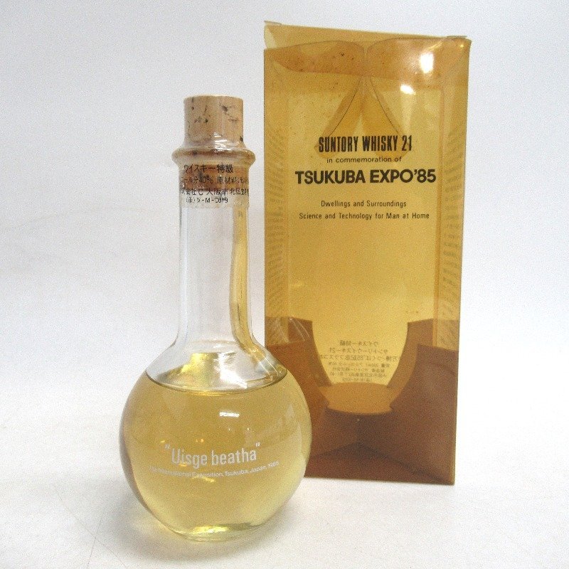 大阪府配送限定 サントリー ウイスキー21 つくばEXPO85 フラスコボトル 200ml(日本)｜売買されたオークション情報、yahooの商品情報をアーカイブ公開 - オークファン ...