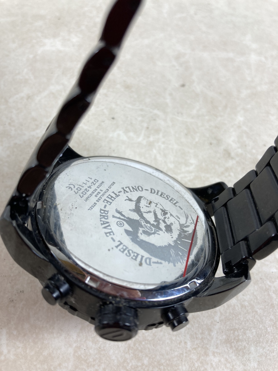 5361-02 ディーゼル/DIESEL クロノグラフ アナログ腕時計 DZ4207 メンズ クォーツ 電池切れ(男性用)｜売買された ...