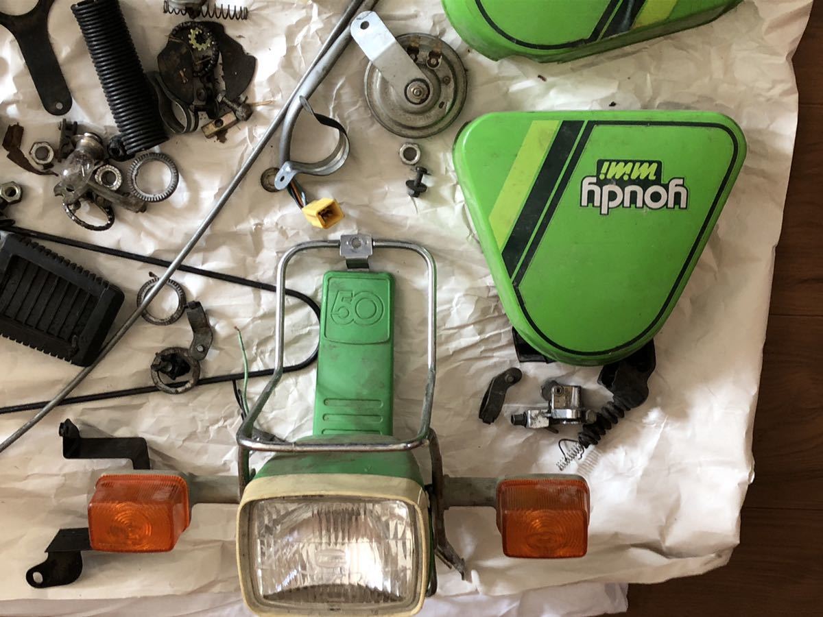 s096 スズキ SUZUKI YOUDY MINI FY50 ユーディーミニ 旧車 外装 パーツ セット(セット)｜売買されたオークション情報、yahooの商品情報をアーカイブ公開 ...