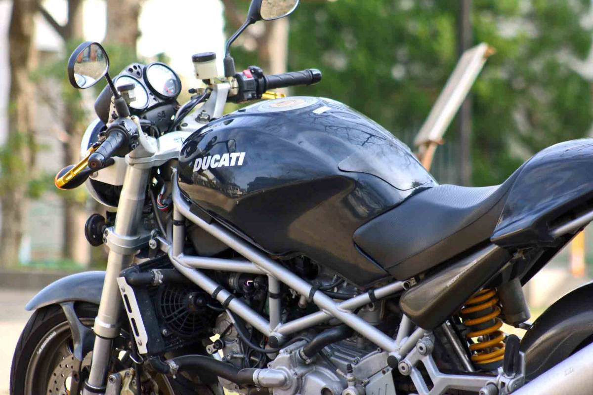 始動動画+画像73枚掲載 3843km DUCATI モンスター S4 検 ドゥカティ 916系エンジン MS4 900(ドゥカティ)｜売買されたオークション情報、yahooの商品情報を ...