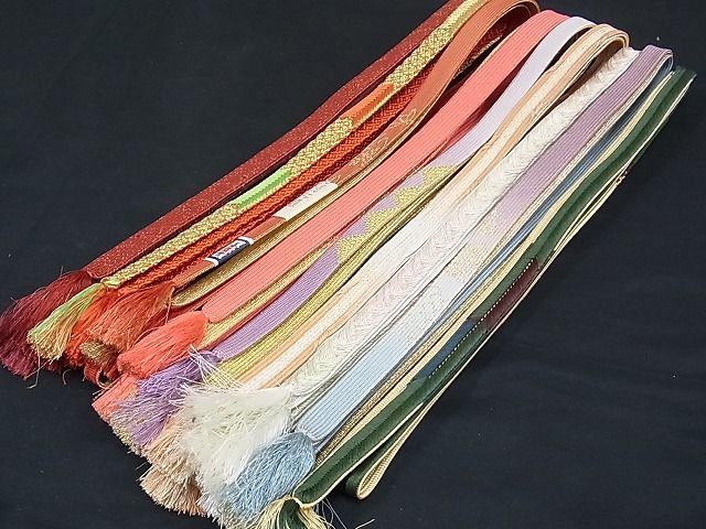 着物屋こころ 和装小物 帯締め9本セット 高麗組 金糸 逸品 A-cs2655(帯締め)｜売買されたオークション情報、yahooの商品情報をアーカイブ公開 - オークファン（aucfan.com）
