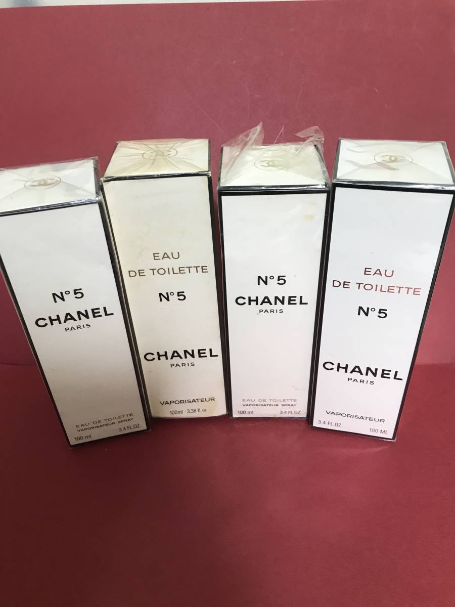 シャネル CHANEL 香水 N5 EAU DE TOILETTE 100ml 4セット 003(シャネル)｜売買されたオークション情報、yahooの商品情報をアーカイブ公開 - オークファン ...