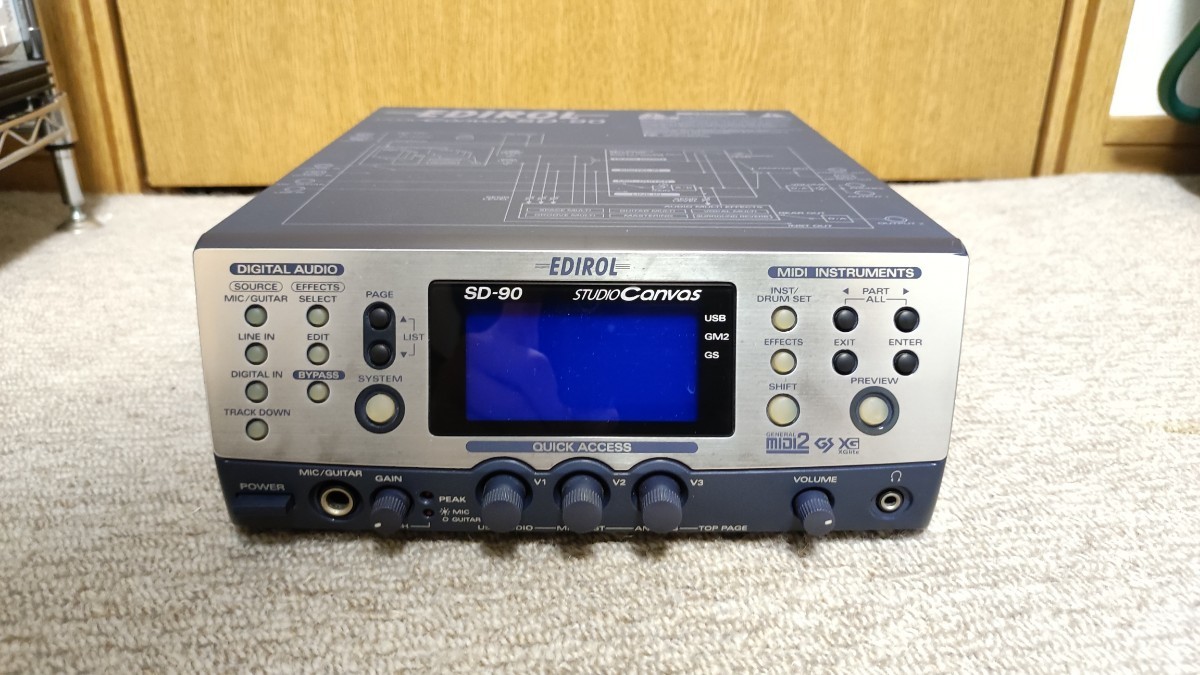 Roland EDIROL SD-90(音源モジュール)｜売買されたオークション情報、yahooの商品情報をアーカイブ公開 - オークファン ...