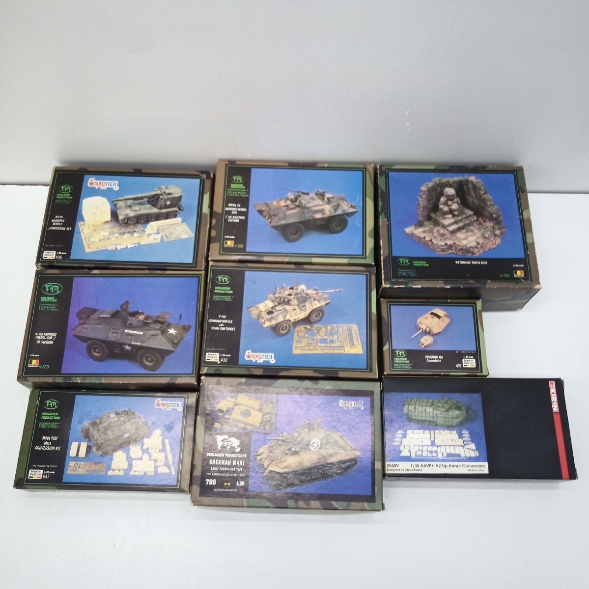 未組立 VERLINDEN バーリンデン M4A1 M981 M578 XM706E2 V-150 石膏 KIRIN コンバージョンキット 1 ...