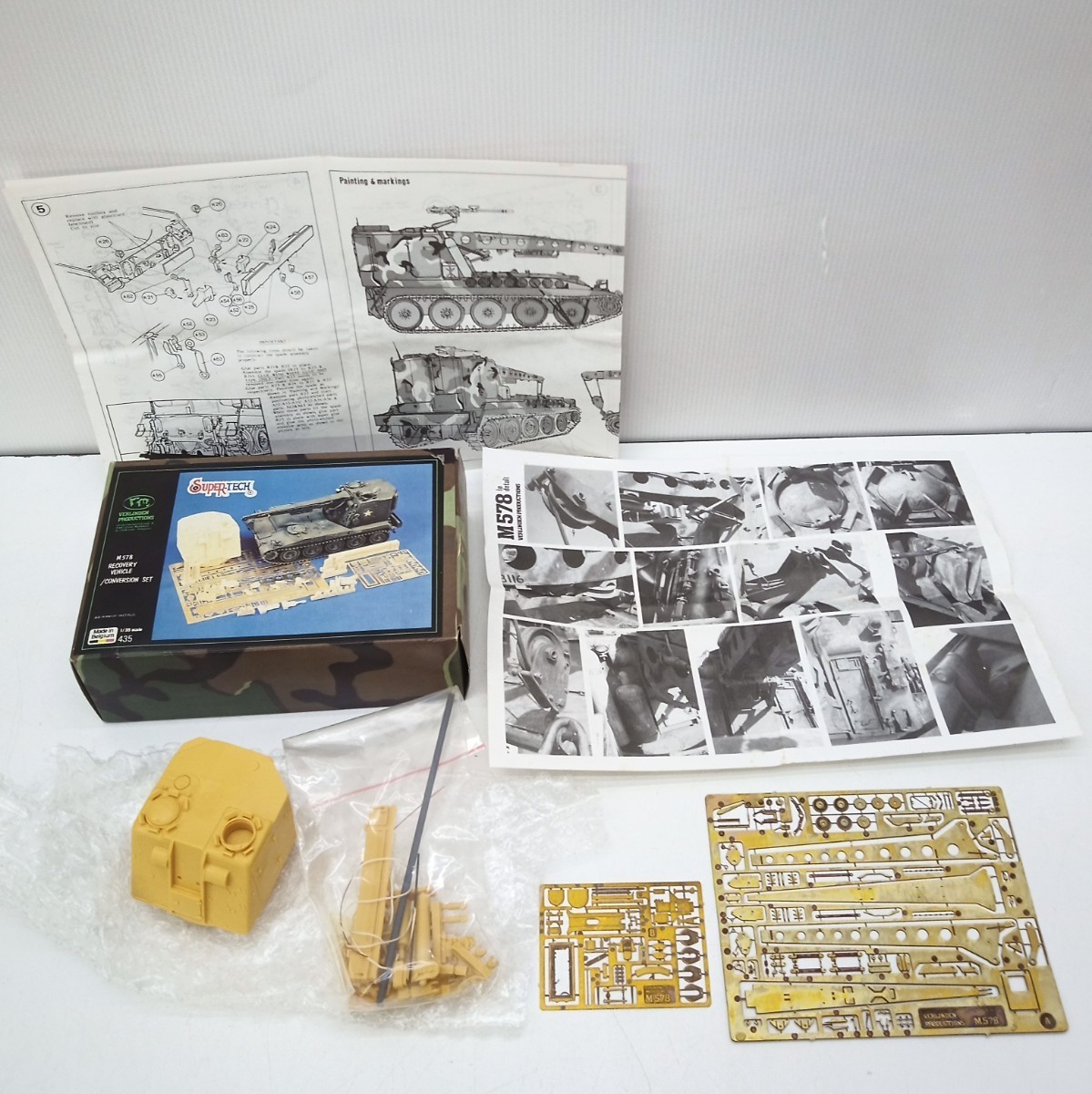 未組立 VERLINDEN バーリンデン M4A1 M981 M578 XM706E2 V-150 石膏 KIRIN コンバージョンキット 1 ...