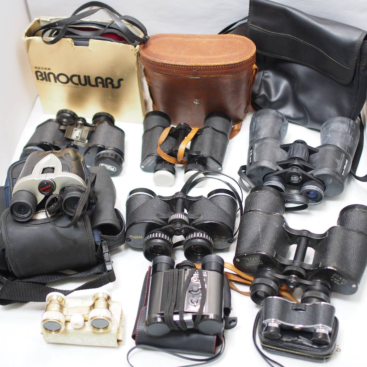 双眼鏡 オペラグラス 10台 まとめ ジャンク BINOCULARS NASHICA FOCAL VOMEGA KENKO RANGER 管理 ...