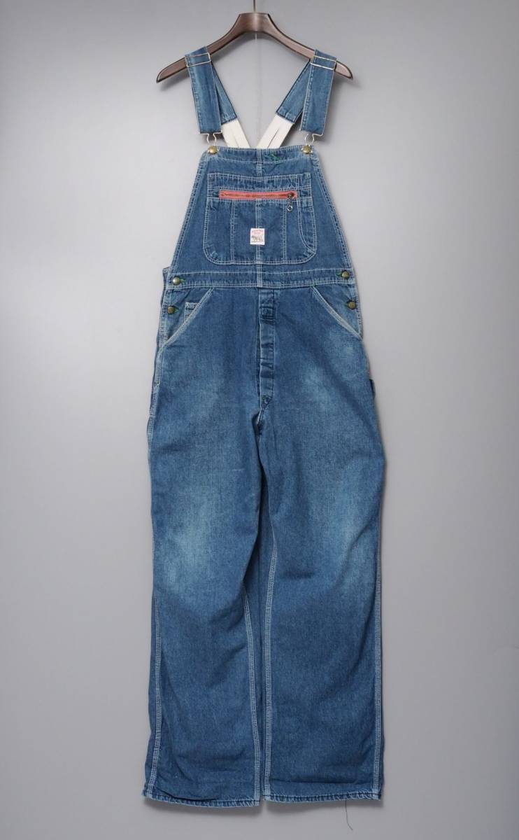 TF8914：90s USA製 POINTER/ポインター メンズ つなぎ デニムオーバーオール オールインワン ペインターサロペット ブルー(オーバーオール)｜売買されたオークション情報 ...