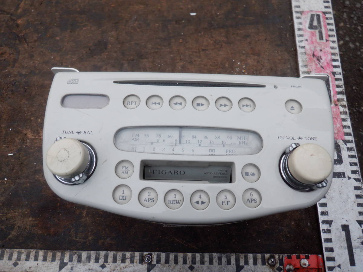 フィガロ ① FK10 純正 ラジオ オーディオ コンポ カセットデッキ MA10ET(その他)｜売買されたオークション情報、yahooの商品 ...