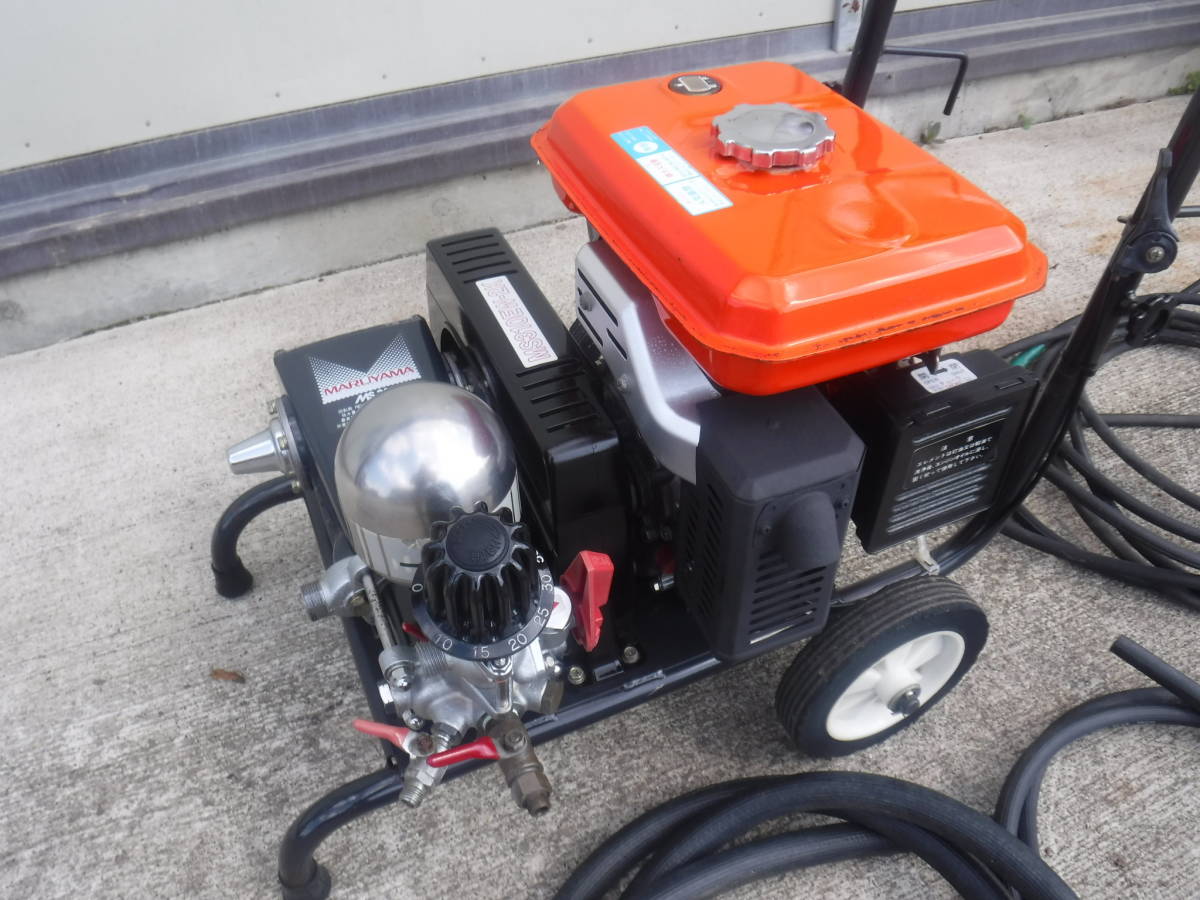 引取限定 マルヤマ 高圧洗浄機 エンジンセット動噴 MS310EW-2K 商品説明必ずお読みください(高圧洗浄機)｜売買されたオークション情報、yahooの商品情報をアーカイブ公開 ...
