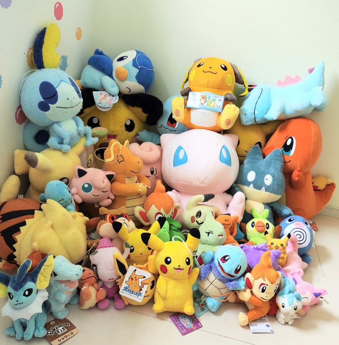 ポケットモンスター ポケモン ぬいぐるみ ピカチュウ まとめ 大量セット ポケモンセンター 一番くじ 色違い イーブイ pokemon P2 ...