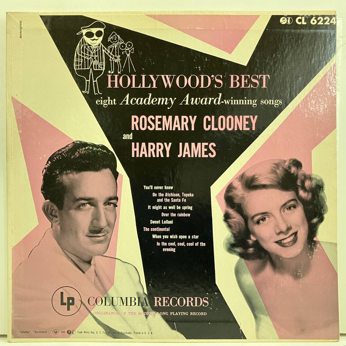 LP Rosemary Clooney Harry James / Hollywood's Best CL6224 jv4686 米オリジナル ...