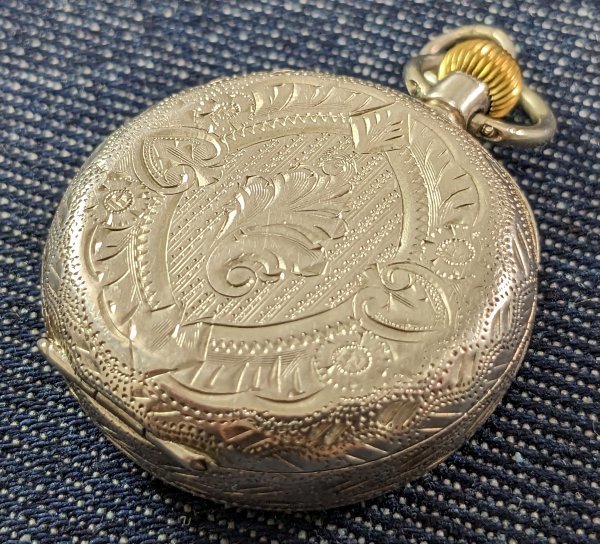 稼働品 1890年製 スイス製 銀無垢STERLING 懐中時計 アンティーク ビンテージ #0273-12(手巻き)｜売買されたオークション情報、yahooの商品情報をアーカイブ公開 ...