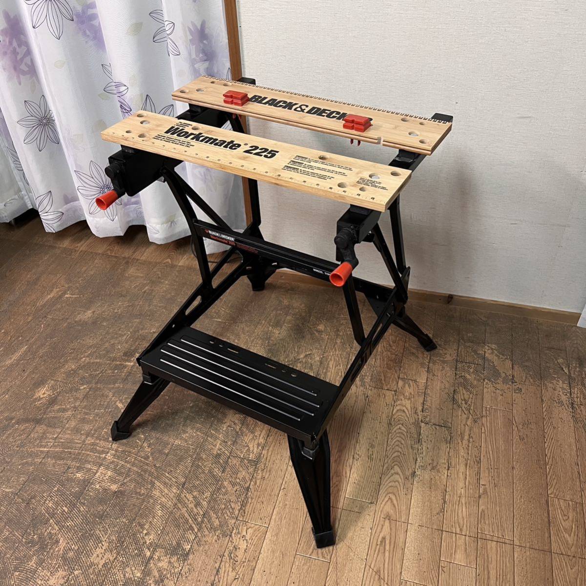 B773 BLACK＆DECKER Workmate225 ワークメイト WM225 折りたたみ 作業台 ワークベンチ(作業台)｜売買された ...