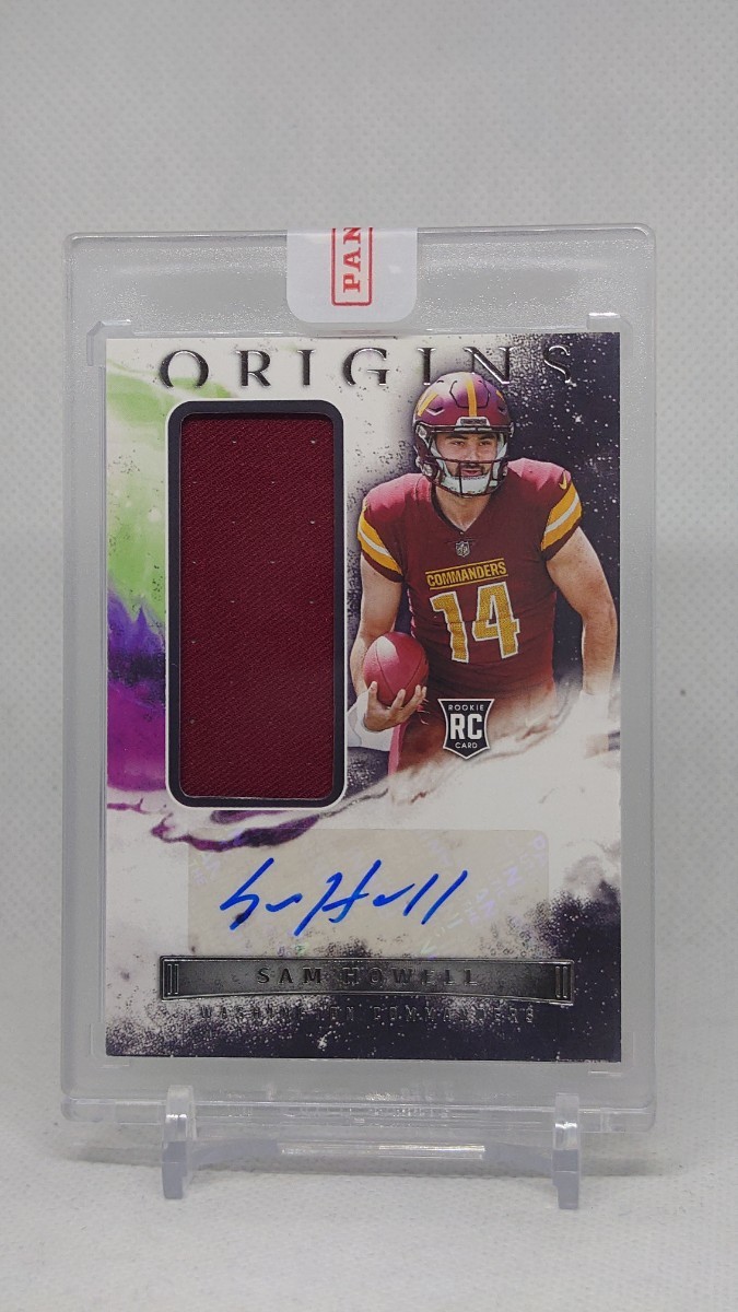高騰中 2022 Panini Origins Sam Howell Auto Jersey RC NFL Commanders 正QB昇格 ...