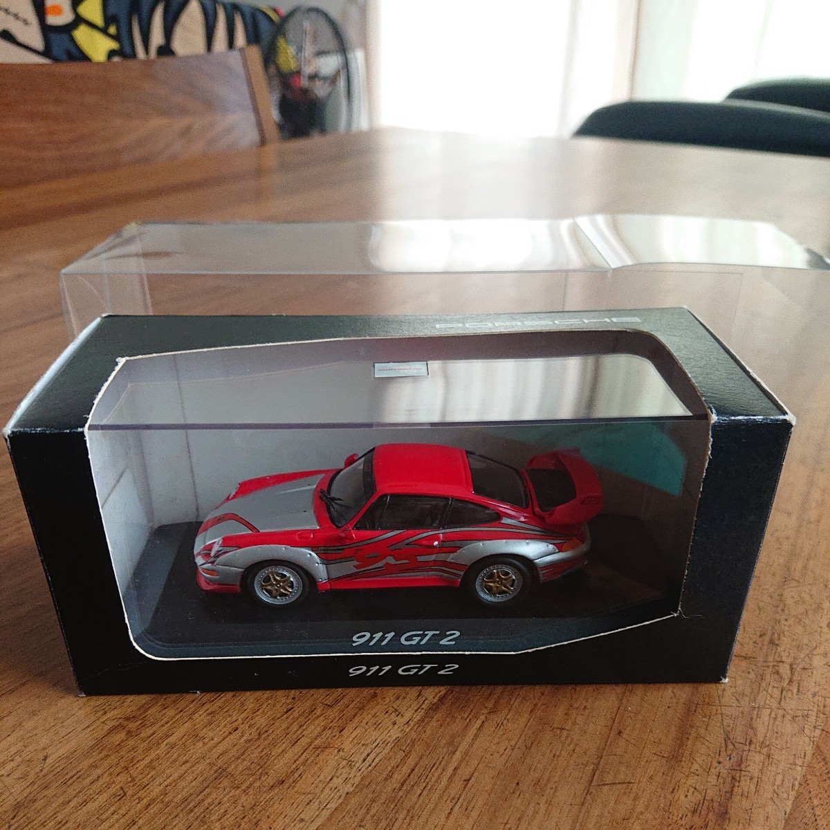 PORSCHE特注 ミニチャンプス MINICHAMPS WAP 020 018 1/43 PORSCHE 911 GT2 ポルシェ ケース ...