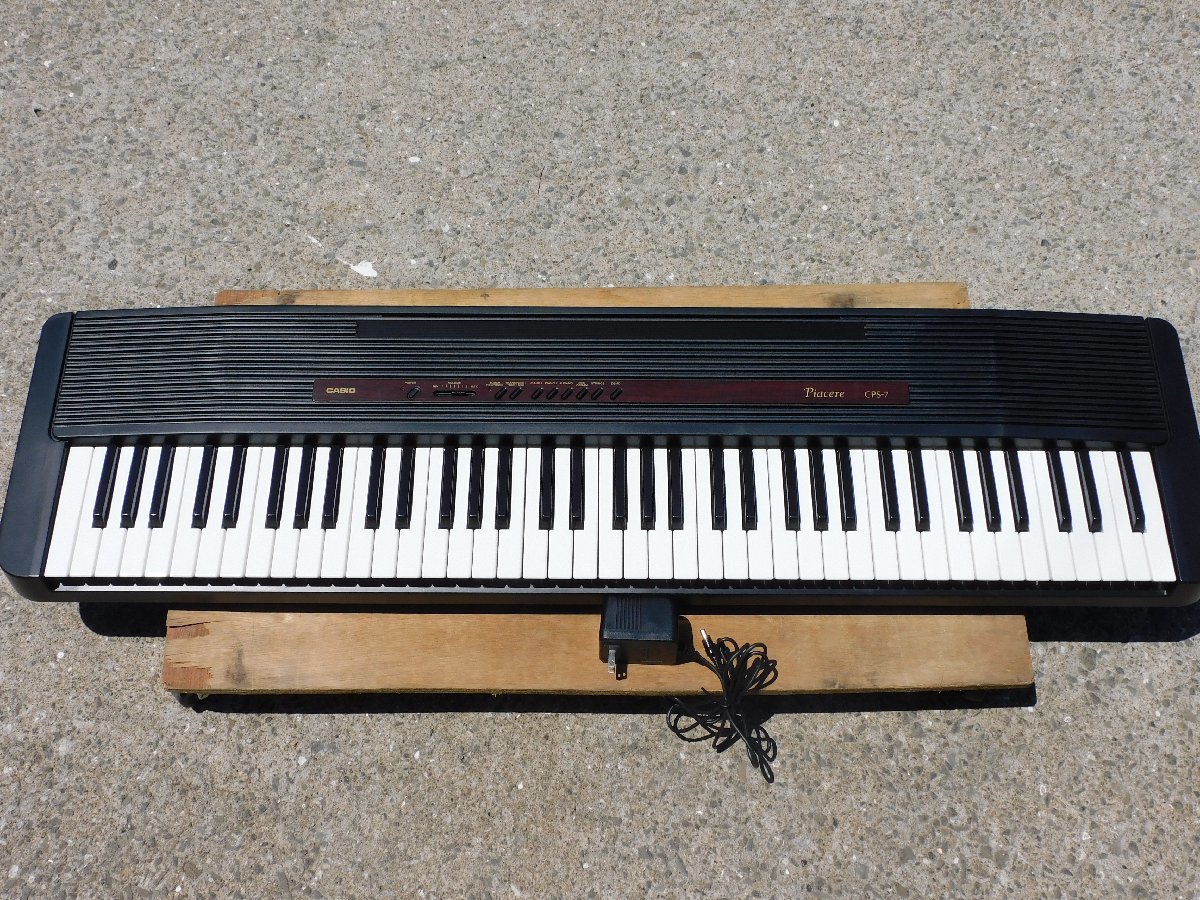 / CASIO 電子ピアノ CPS-7 76鍵盤 Piacere ピアチェーレ アダプター付き キーボード 清掃済み(カシオ)｜売買された ...