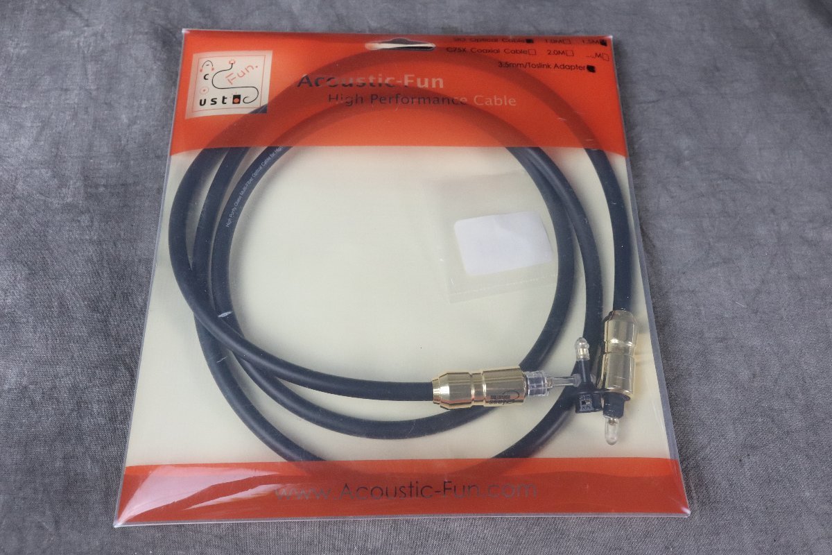 Acoustic-Fun High Performance Cable 約1.5m オーディオ ケーブル 現状渡し品 F(デジタルケーブル ...