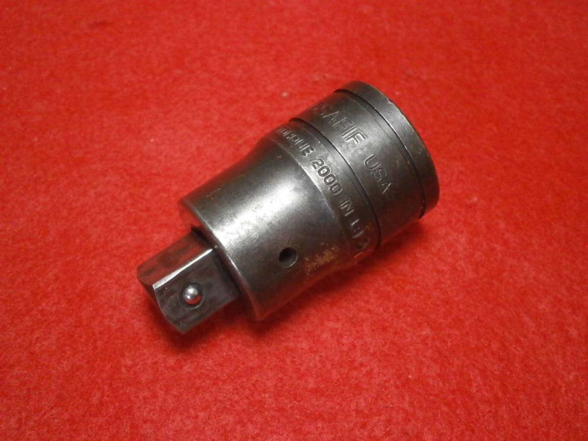 Snap-on スナップオン 1/2sq 差し込み 変換 アダプター GSAF1F 3/8sq差し込みへ 1/2sq→3/8sq インパクト ...