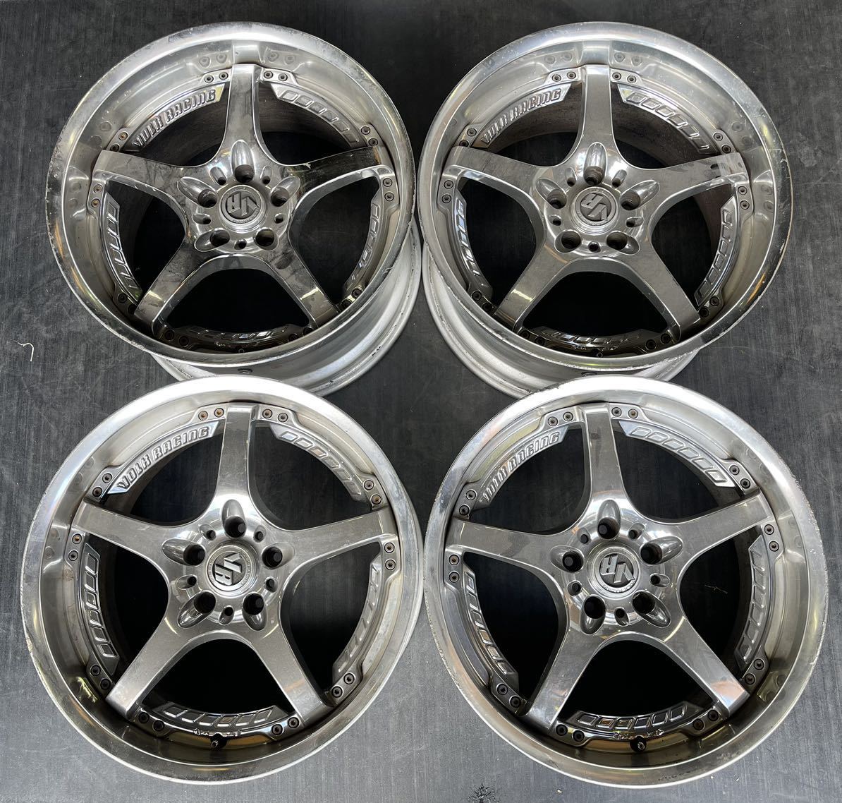 RAYS ENG VOLK RACING CHALLENGE レイズ ボルクレーシング チャレンジ 19×10.5J＆ 9.5J 5H114 ...