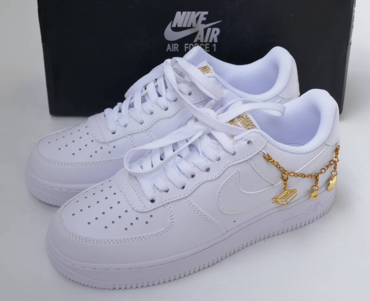 NIKE WMNS AIR FORCE 1 '07 LX WHITE/WHITE-METALLIC GOLD ナイキ ウィメンズ エアフォース ...