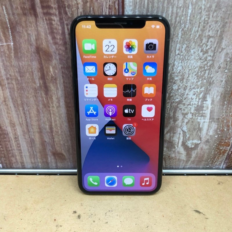 Apple iPhone X 64GB Space Gray MQAX2J/A A1902 docomo 利用制限〇 ...