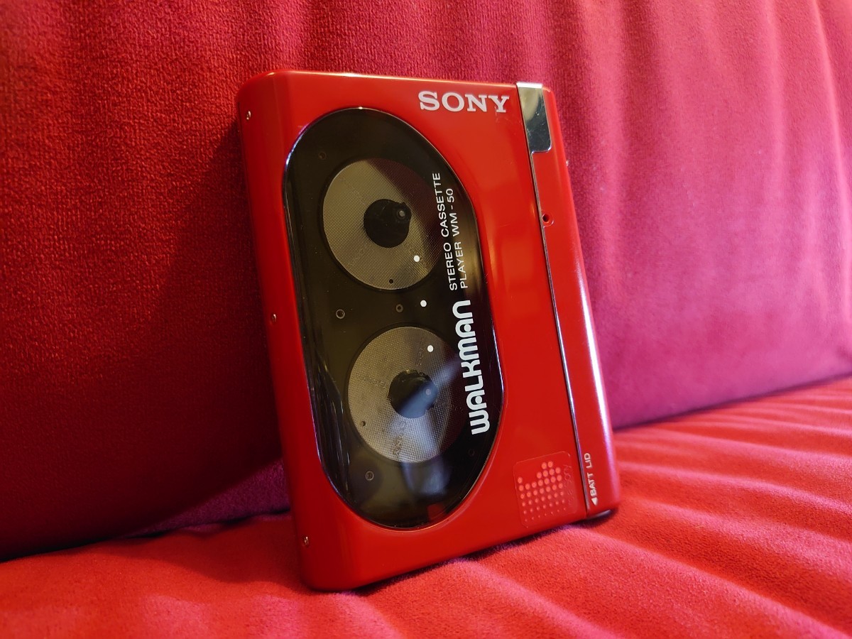 SONY WM-50 WALKMAN vintage PORTABLE CASSETTE PLAYER ソニー ウォークマン ポータブル ...