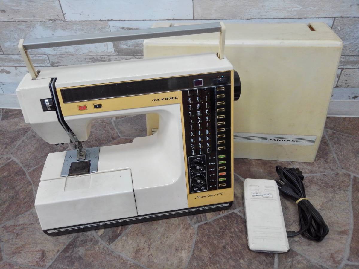 H283375 092 -830/UT6000 JANOMEジャノメ Memory Craft Model 6000 ミシン(ジャノメ)｜売買 ...