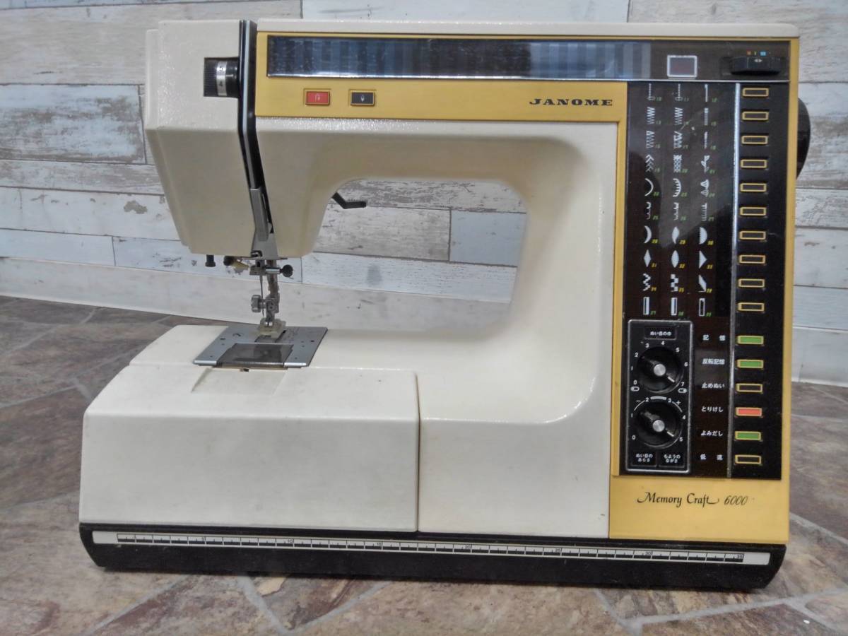 H283375 092 -830/UT6000 JANOMEジャノメ Memory Craft Model 6000 ミシン(ジャノメ)｜売買 ...