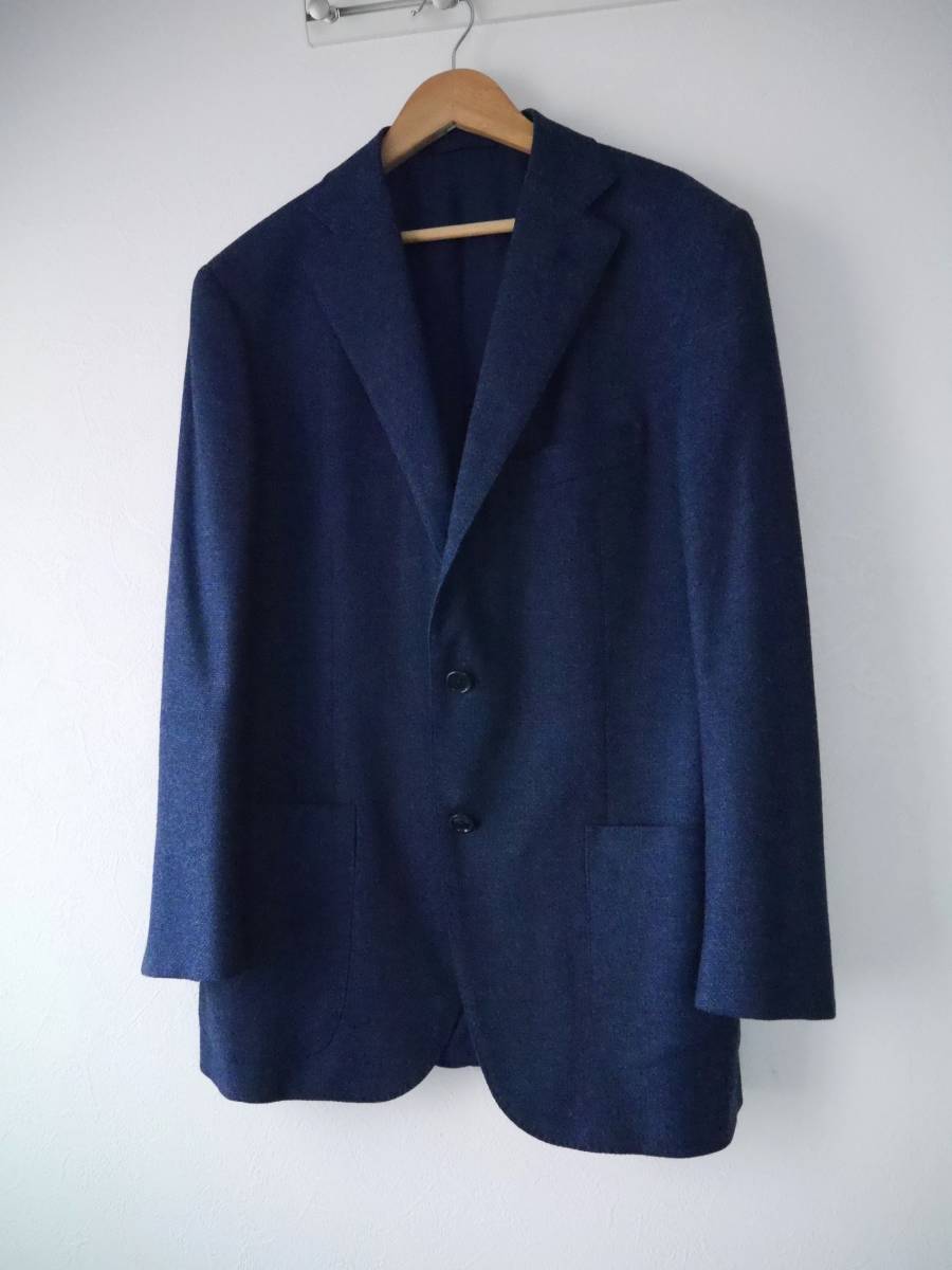 BEAMS F ビームス カシミヤ/シルク混 ウール ソリッド ネイビー ジャケット 95/Sサイズ(テーラードジャケット、ブレザー)｜売買さ ...