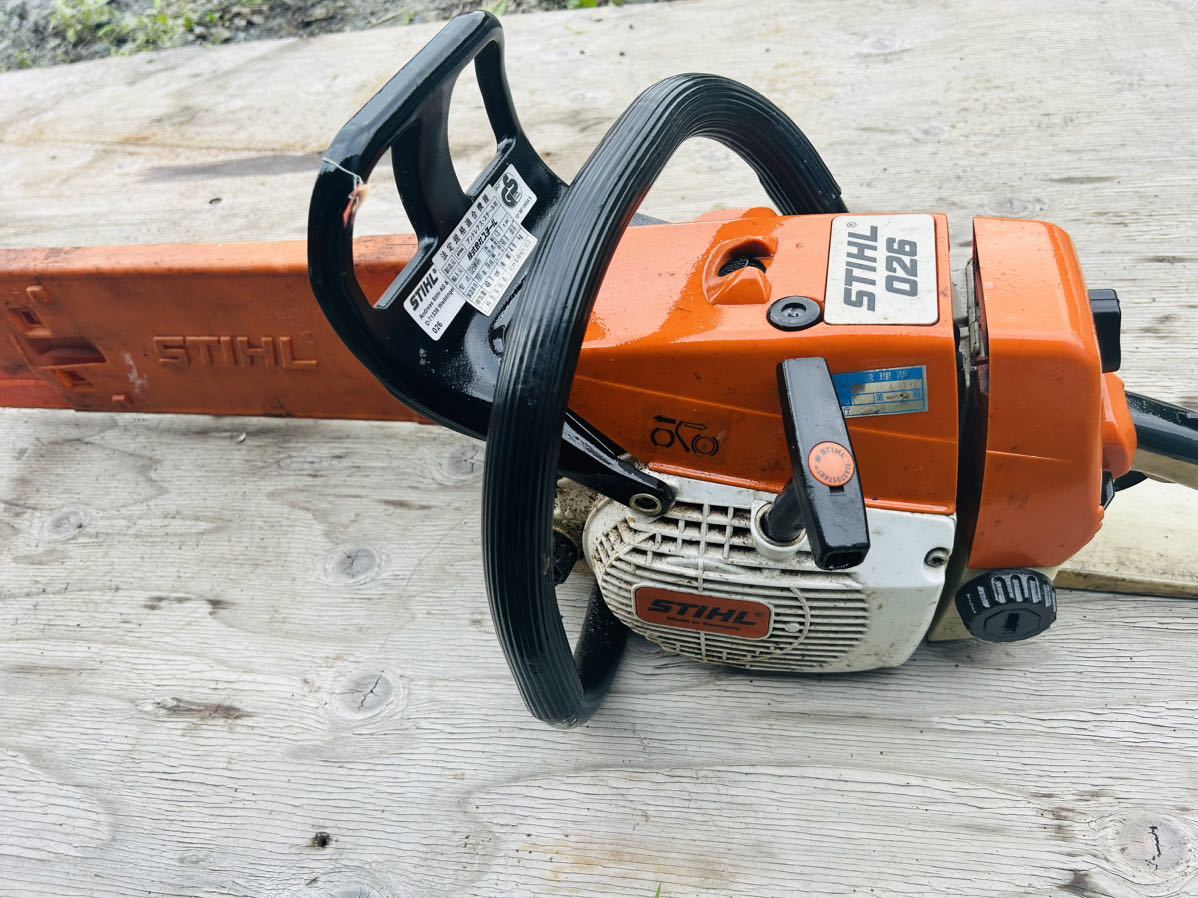 STIHL スチールチェーンソー 026(チェーンソー)｜売買されたオークション情報、yahooの商品情報をアーカイブ公開 - オークファン（aucfan.com）
