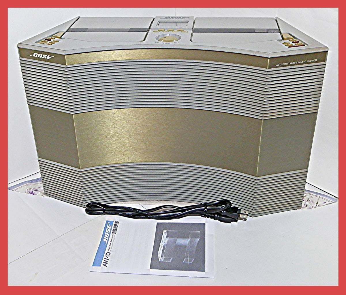 ∮ BOSE AW-1D Acoustic Wave Stereo Music System アコースティック ウェーブ ミュージック システム 動作良好品(ラジカセ)｜売買されたオークション ...