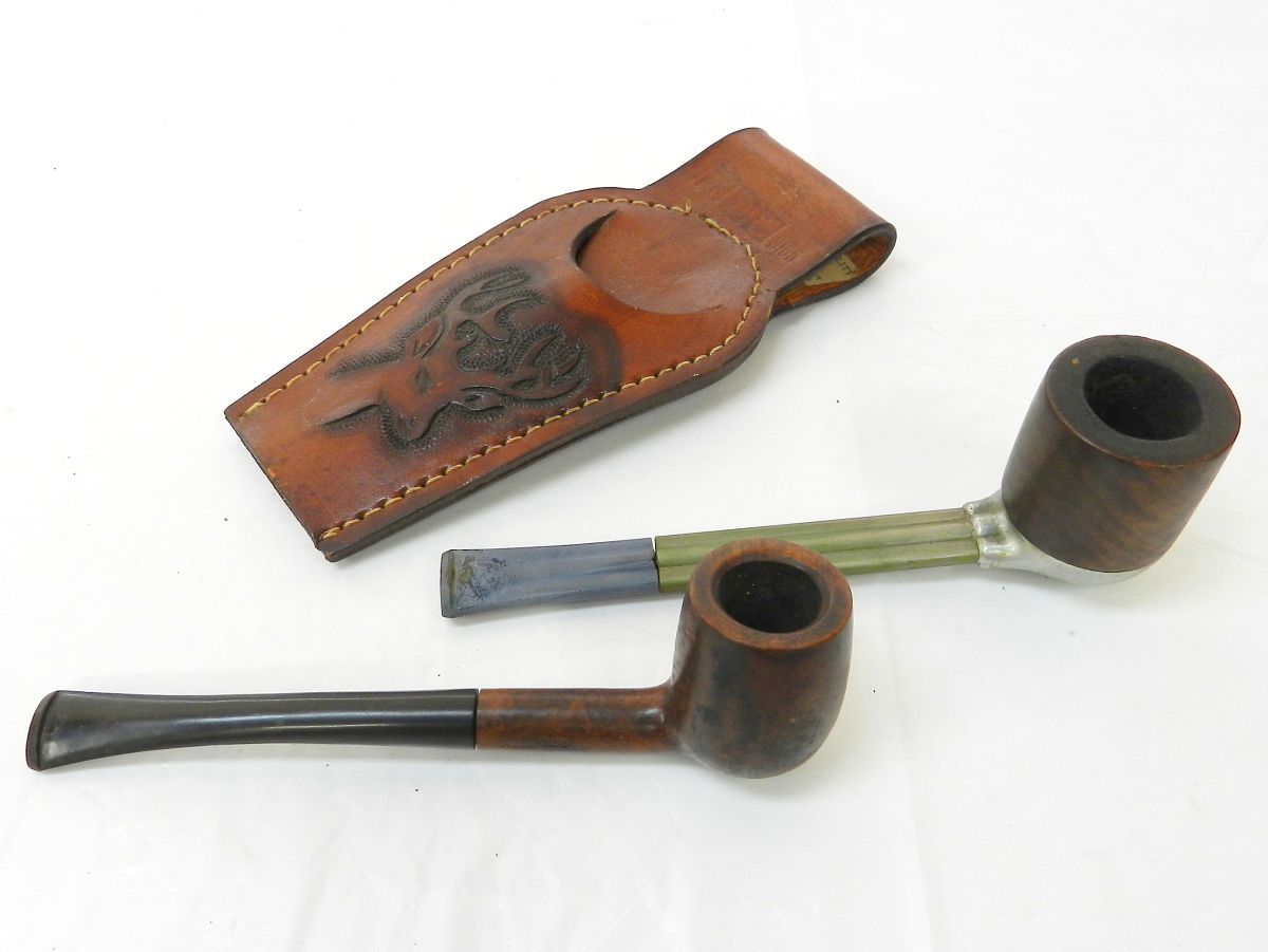 1円スタート パイプ煙草 2点 RONSON ロンソン/KINGS CROSS キングスクロス FEATHERWEIGT フェザーウェイト ...