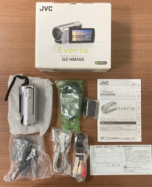 大G 16226 JVC Everio エブリオ GZ-HM450 ビデオカメラ シルバー 品(ビクター)｜売買されたオークション情報 ...