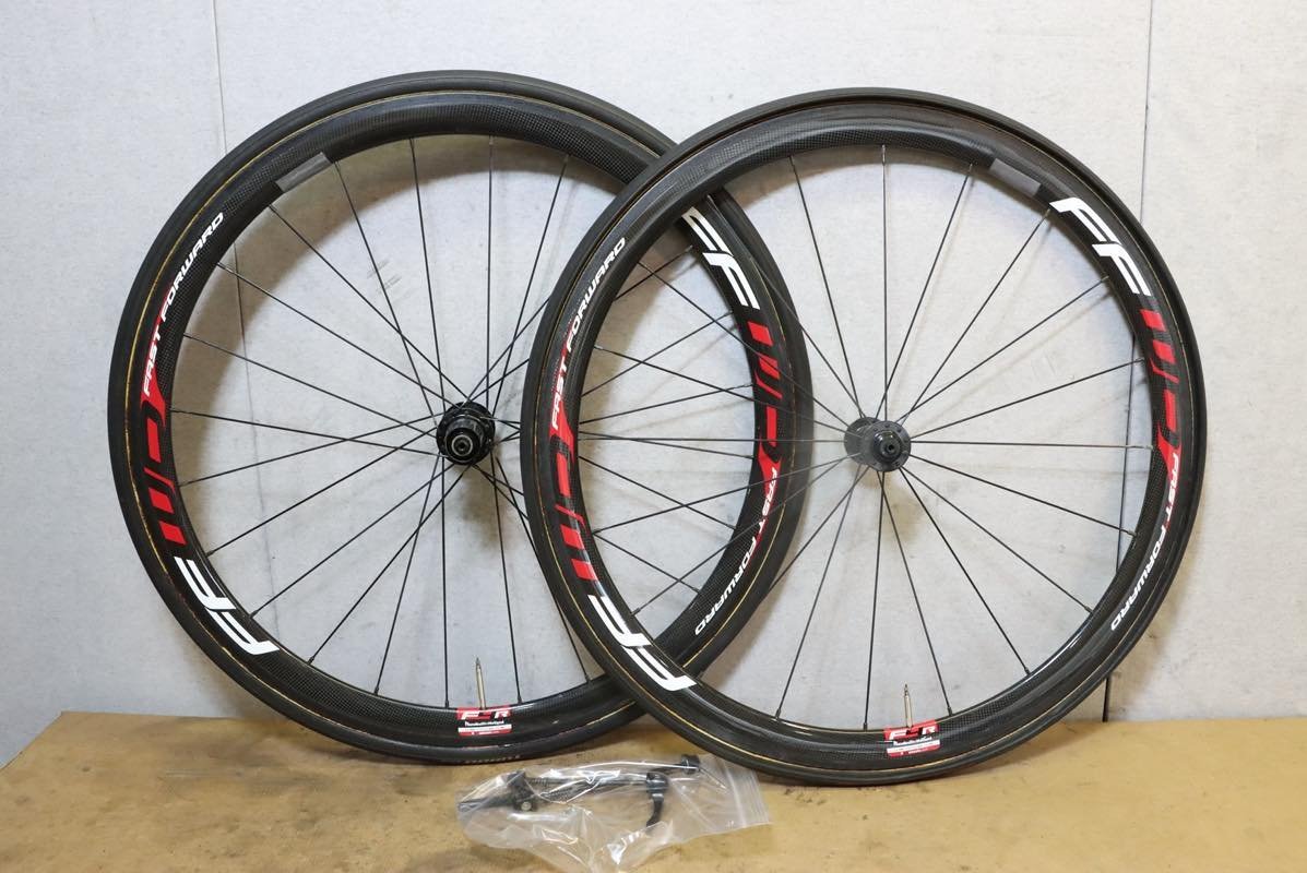 FAST FORWARD ファストフォワード FFWD F4R シマノフリー 11s対応 チューブラー カーボンホイールセット(27インチ ...