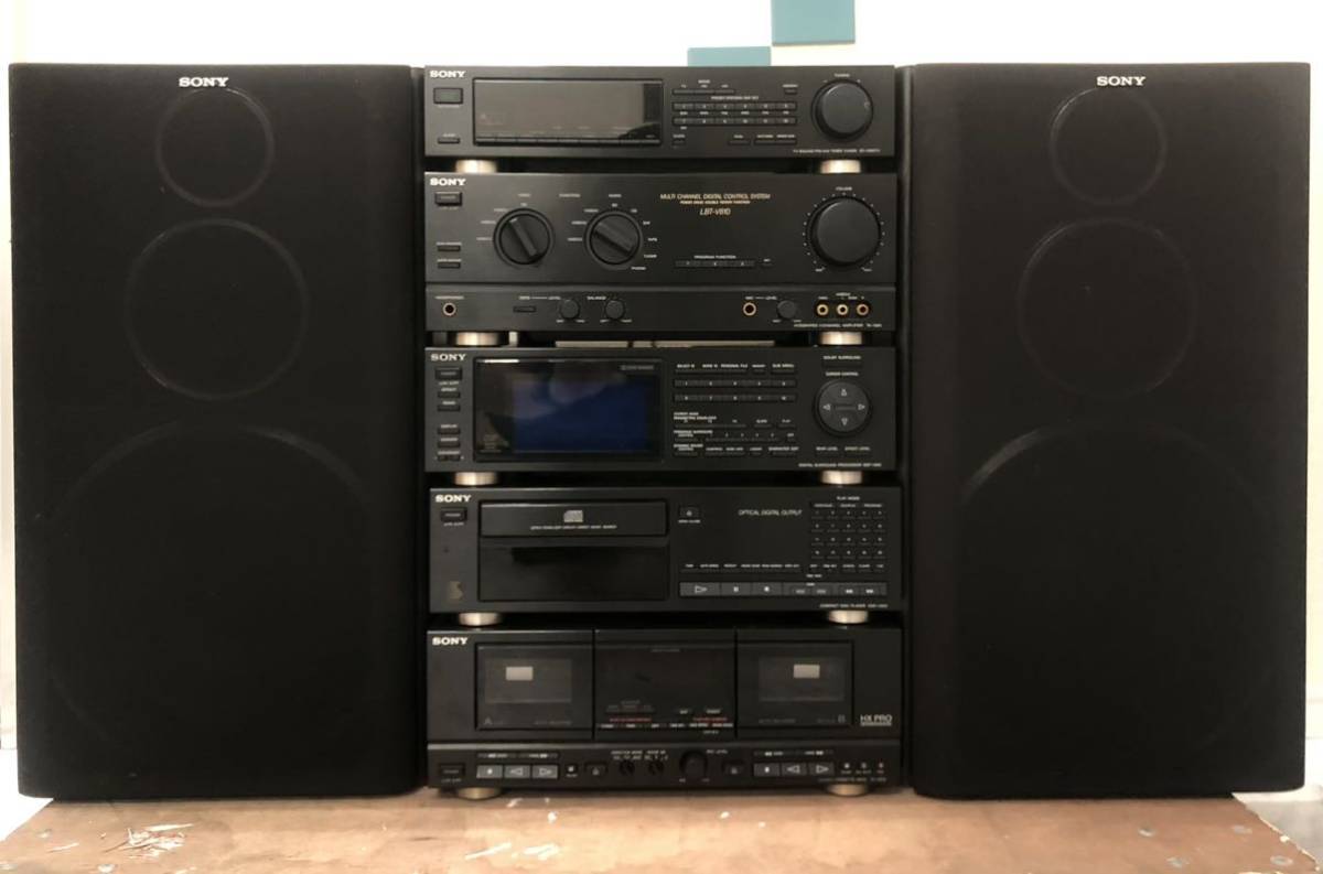 VMPD5-914-22 SONY システムコンポ スピーカー ペア SS-V810AV TUNER LBT-V810 ST-V810TV ...