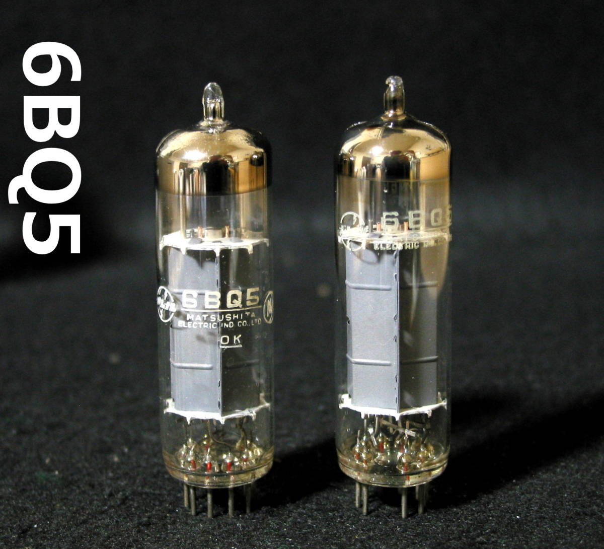 箱なし 松下 6BQ5／電力増幅用高gm5極管 真空管／2本セット② 元気度チェック＆試聴テスト実施 送料140円(真空管)｜売買された ...