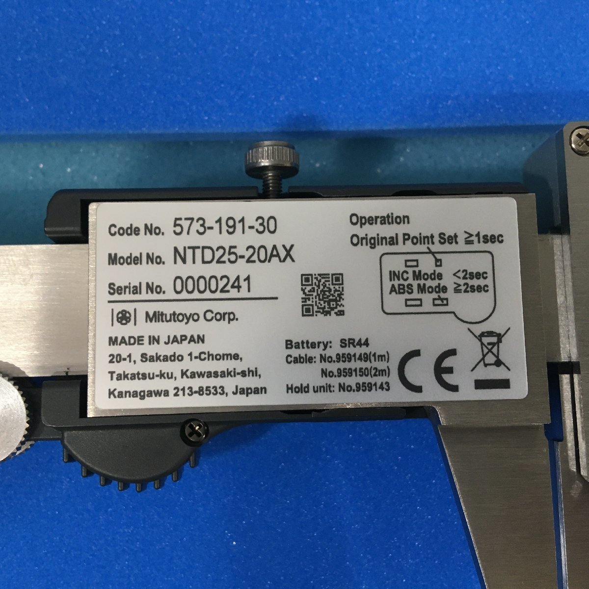 品 ミツトヨ mitutoyo デジマチック定圧キャリパ NTD25-20AX 573-191-30 ITIPGZCETO4G(電動ポリッシャー)｜売買されたオークション情報、yahooの商品 ...