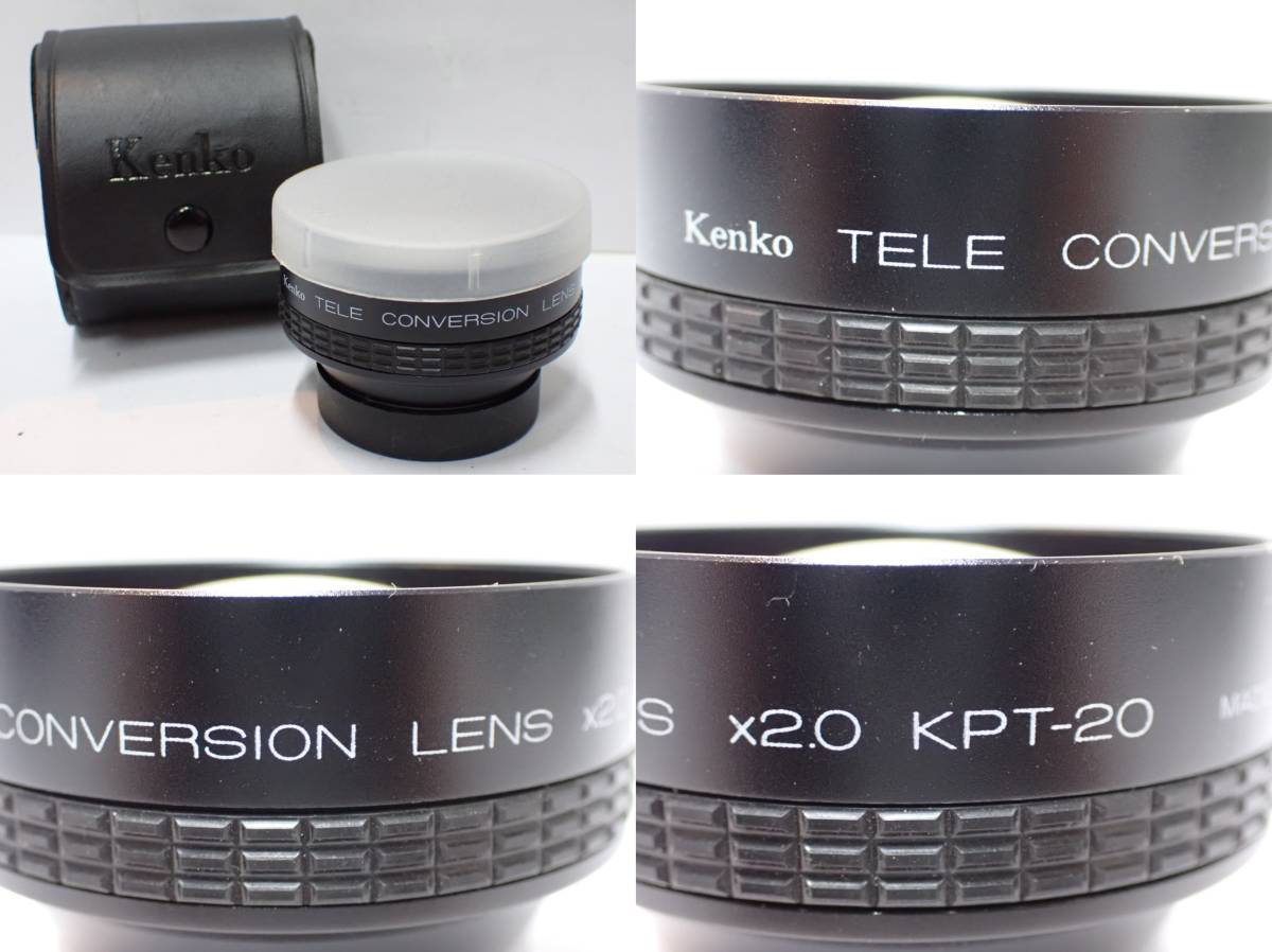 KK804 ケンコー他 テレコンなどおまとめ3点 Kenko:TELE CONVERSION LENS KPT-20/TELE-WIDE ...