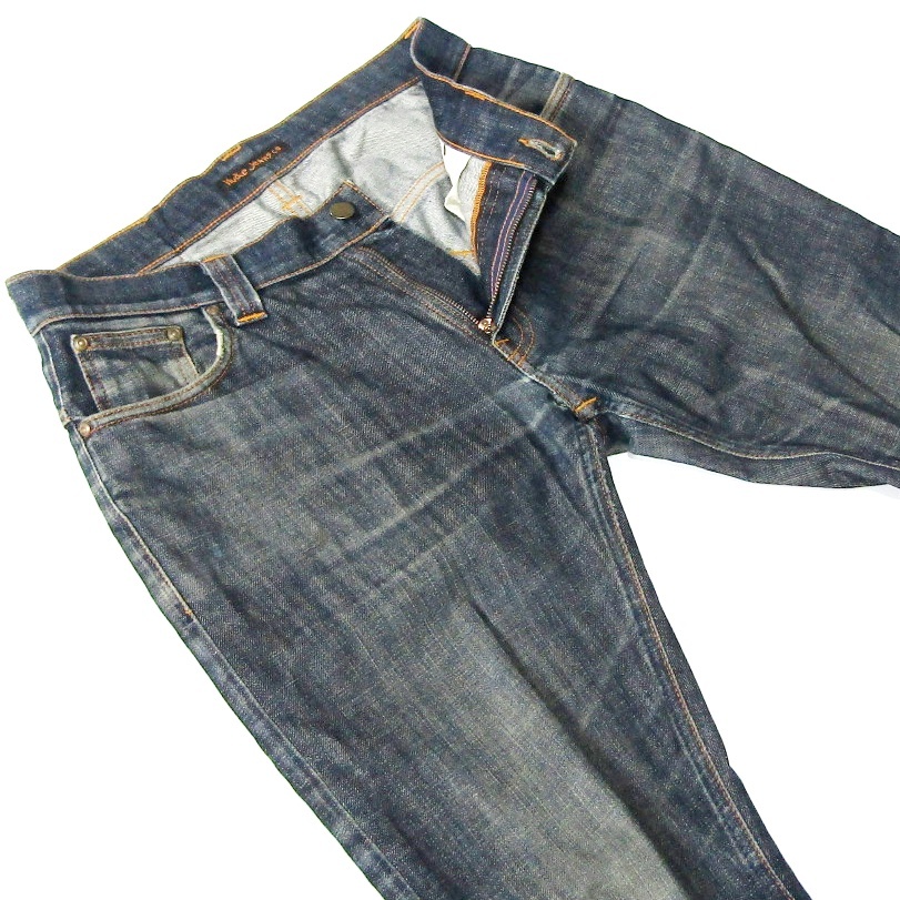 NudieJeansヌーディージーンズシンフィン ストレッチスキニーデニム 31インチ ウエスト約84cm(ヌーディージーンズ)｜売買されたオークション情報、yahooの商品情報をアーカイブ ...
