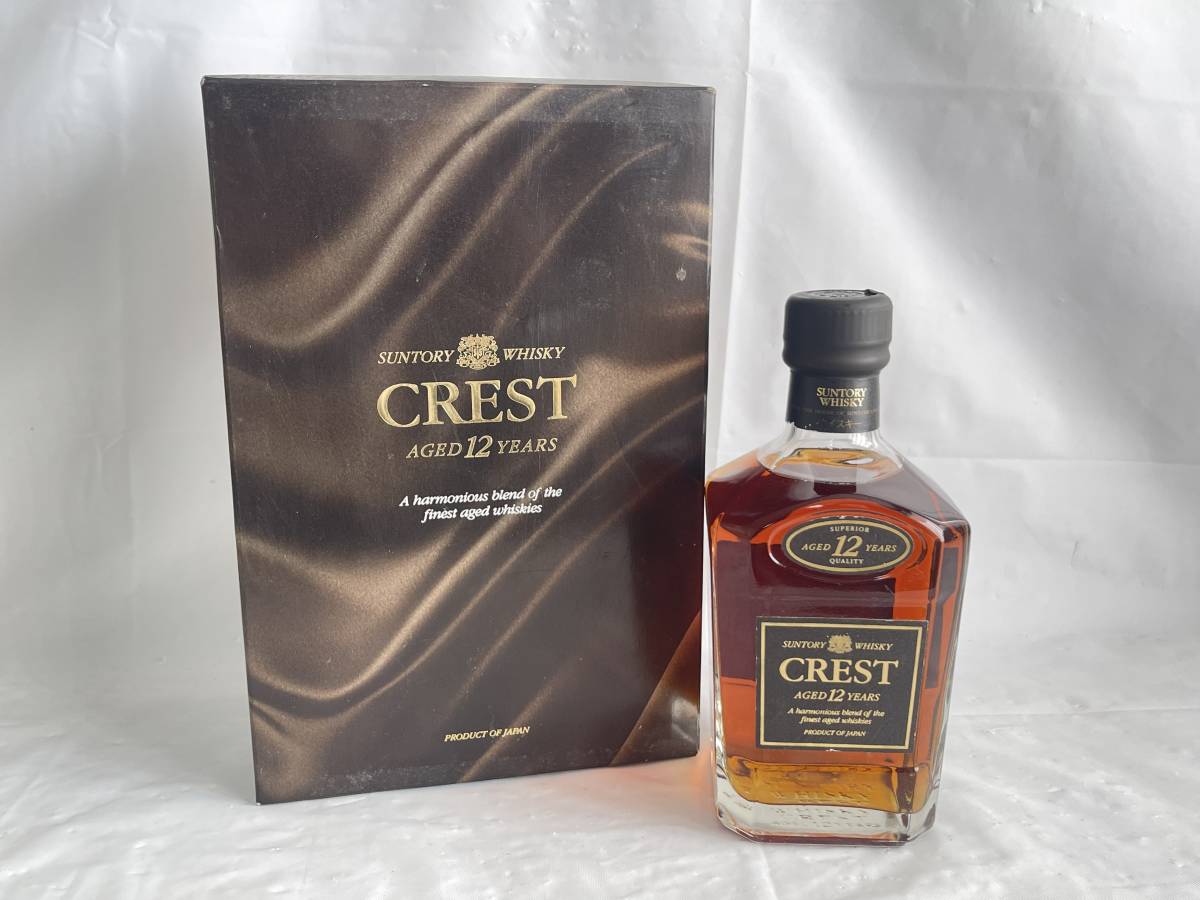 KF0601-31I SUNTORY WHISKY CREST 12年 750ml 43％ サントリーウイスキー クレスト 古酒(日本)｜売買 ...