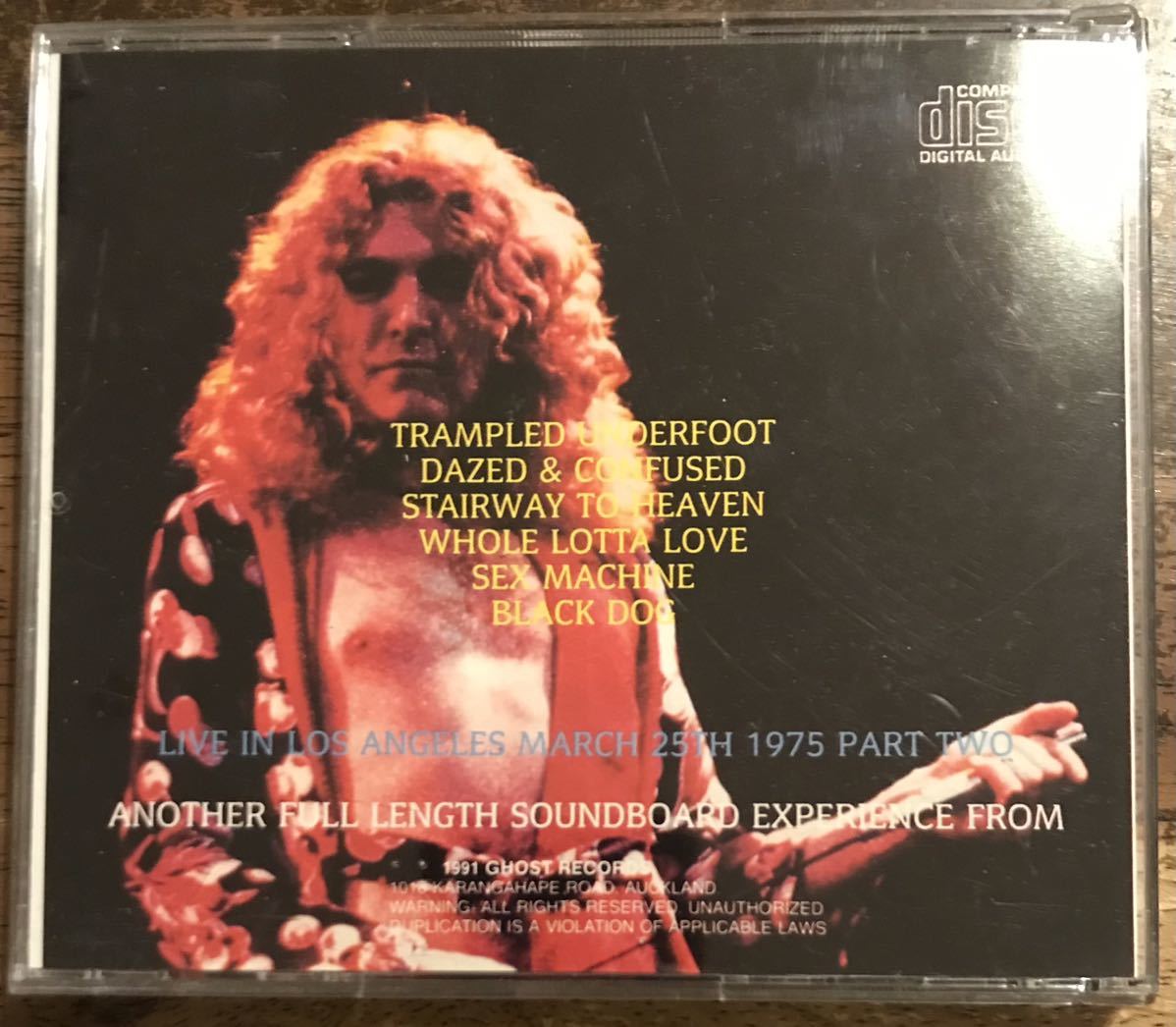 Led Zeppelin レッドツェッペリン The Sex Machine & The Butterqueen 2CD Los Angeles March 25th 1975 ...